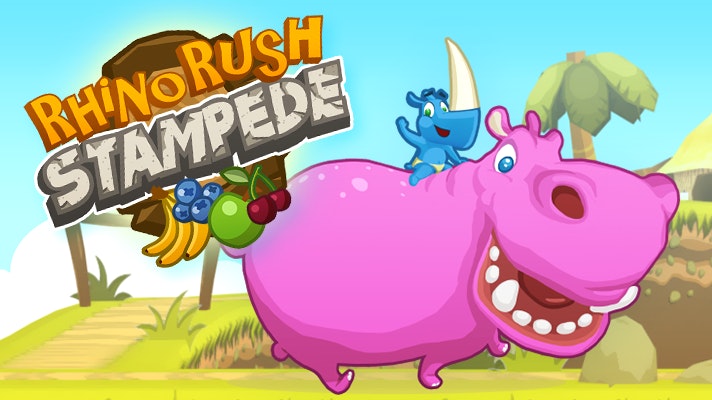 Rhino Rush Stampede - Play Free Online | Spatial