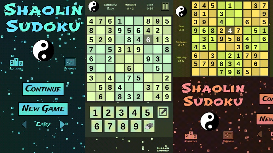 Shaolin Sudoku - Play Free Online | Spatial