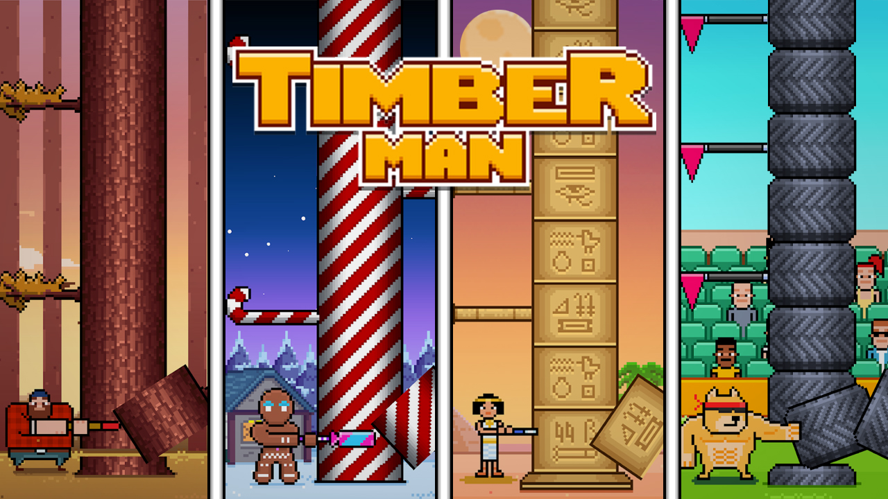 Timberman - Play Free Online | Spatial