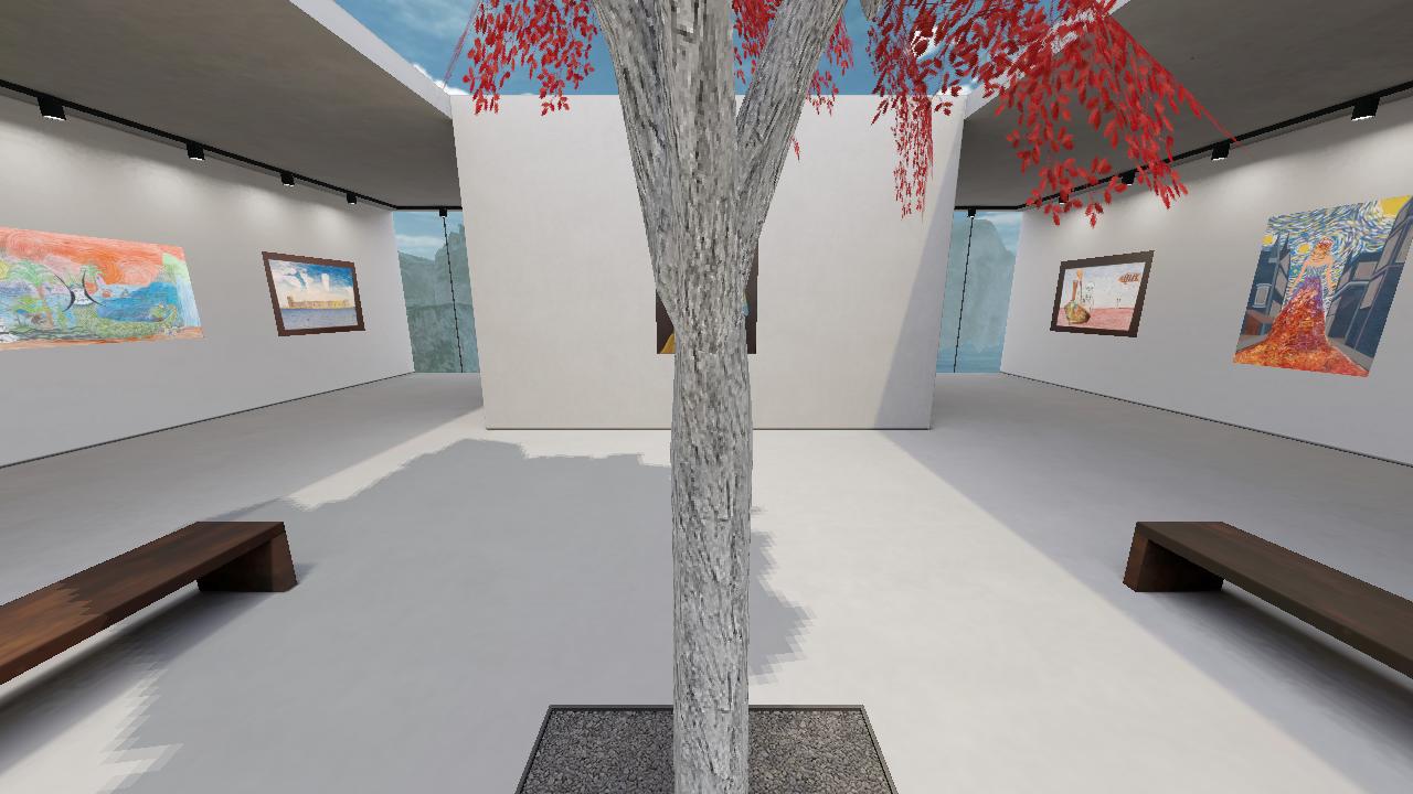 hasan akel anadolu lisesi metaverse art gallery | Spatial